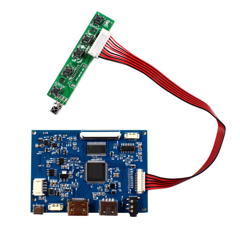 FanyiTek HD-MI USB Controller Board for 8inch 800x600 AT080TN52 EJ080NA 05A 05B 50 pin LCD Screen,support 180°Rotation
