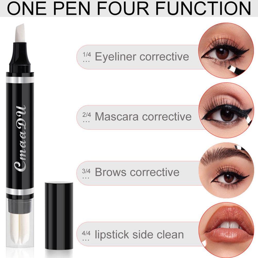 Eye Makeup Remover Pen, Portable Instant Makeup Remover Eraser Stick To Correct Makeup Mistakes, Mascara Smudges, Sharpen Eyeliner And Lipstick