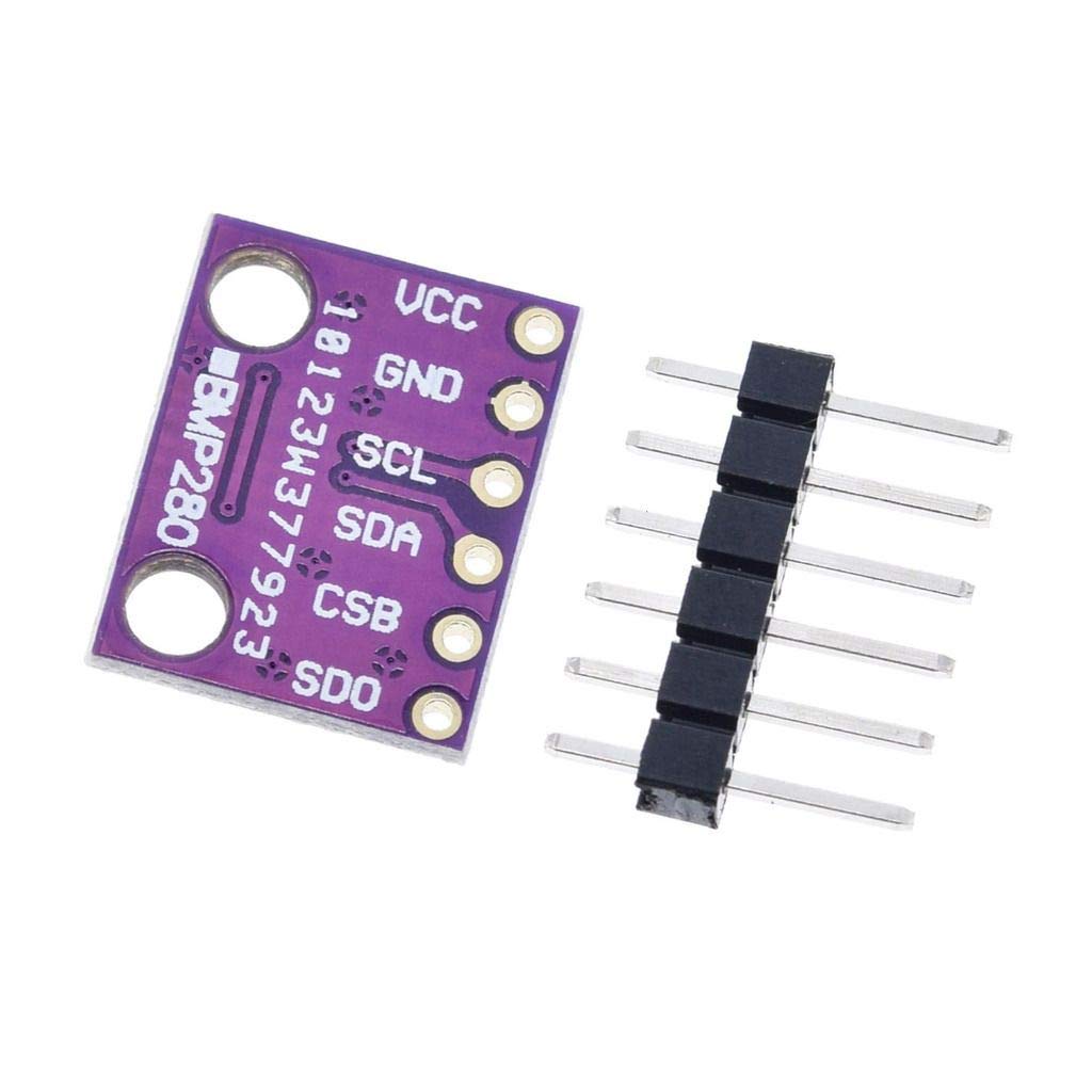 DAOKI 5Pcs Pressure Sensor Module BMP280 3.3V Digital Barometric Altitude Pressure Atmospheric Module for Arduino High Precision with Dupont Cable