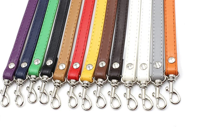 VanEnjoy Adjustable Shoulder Straps for Purse Bag Handbag Wallet Replacement (Black-Silver Metal)