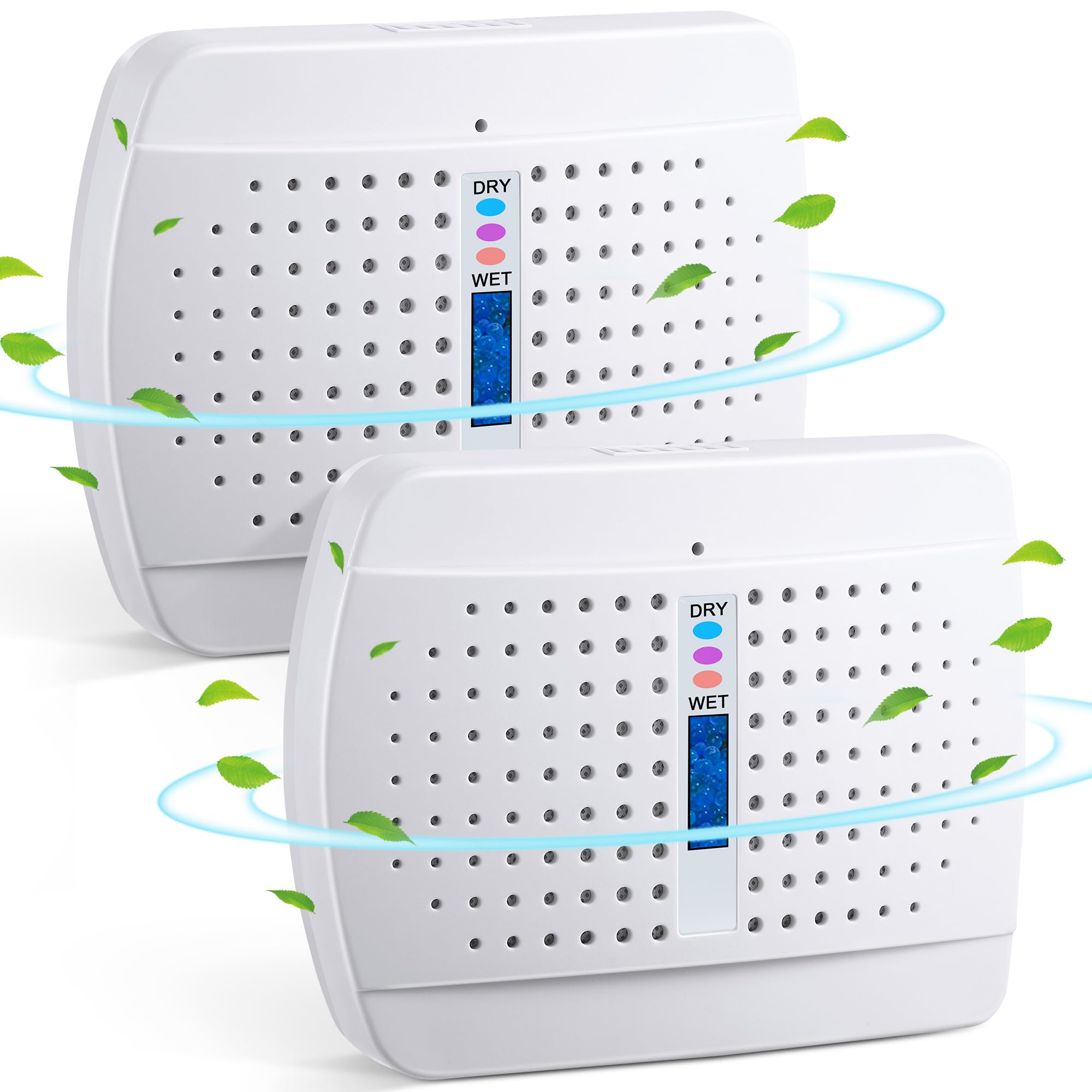 Dreyoo 1 Pack Rechargeable Small Dehumidifier, Portable Mini Dehumidifiers for Bedroom, Bathroom, High efficiency Moisture Absorber for Closet, Bookcases
