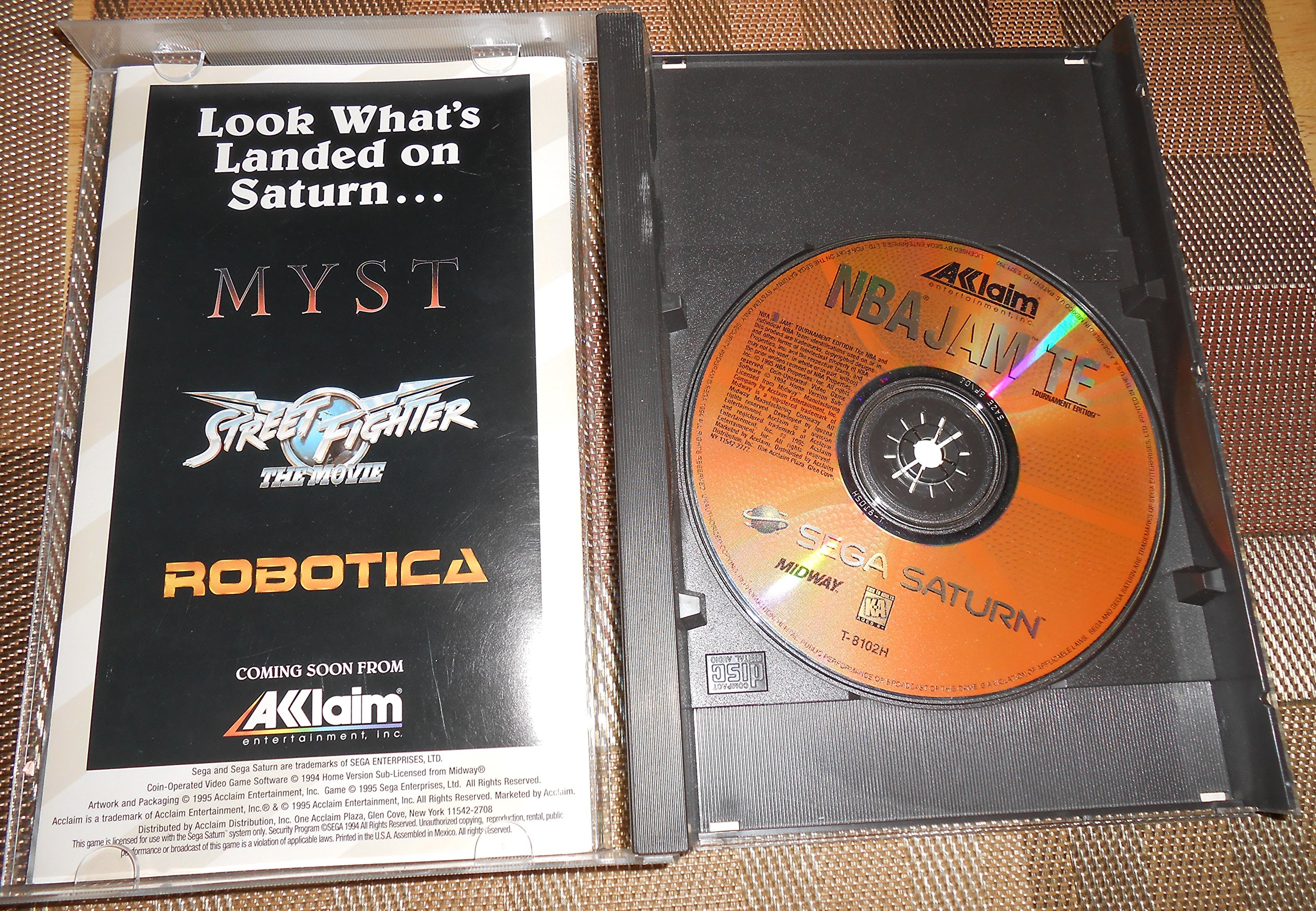 NBA Jam Tournament Edition - Sega Saturn
