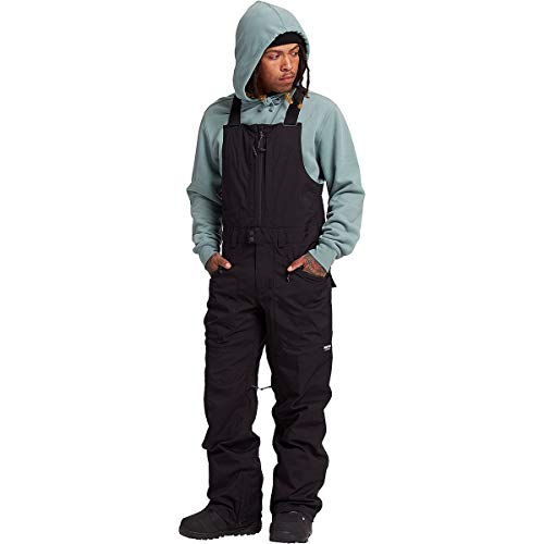 Burton Men's Reserve 2L Bib Pants (Short), True Black, S