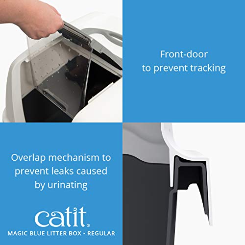 Catit Regular Magic Blue Cat Litter Box, Large