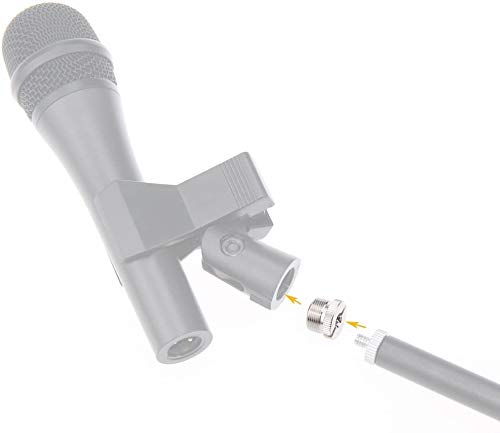 CAMVATE 5/8-Inch Male to 1/4-Inch Female Mic Screw Adapter For Mic Microphone Stand - 1150