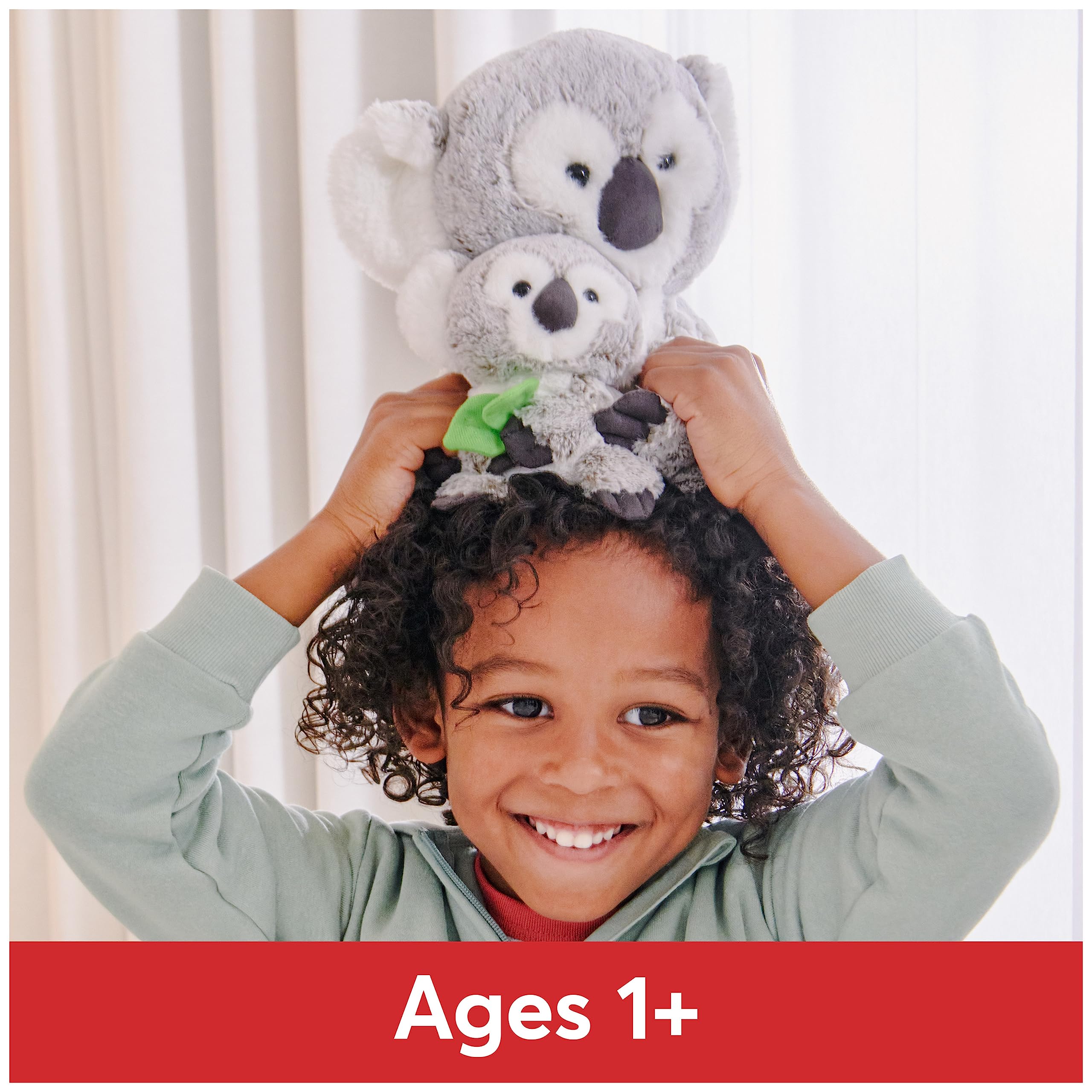 GUND Zozo The Koala Bear with Joey Plush, Stuffed Animal for Ages 1 and Up, Gray/White, 10β