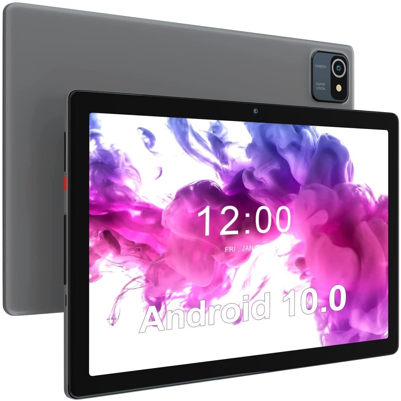Dewsod Tablet 10 inch - Tablet with Android 13, 6GB RAM+64GB ROM, 5000mAh, WiFi Tablet with Dual Camera Gray