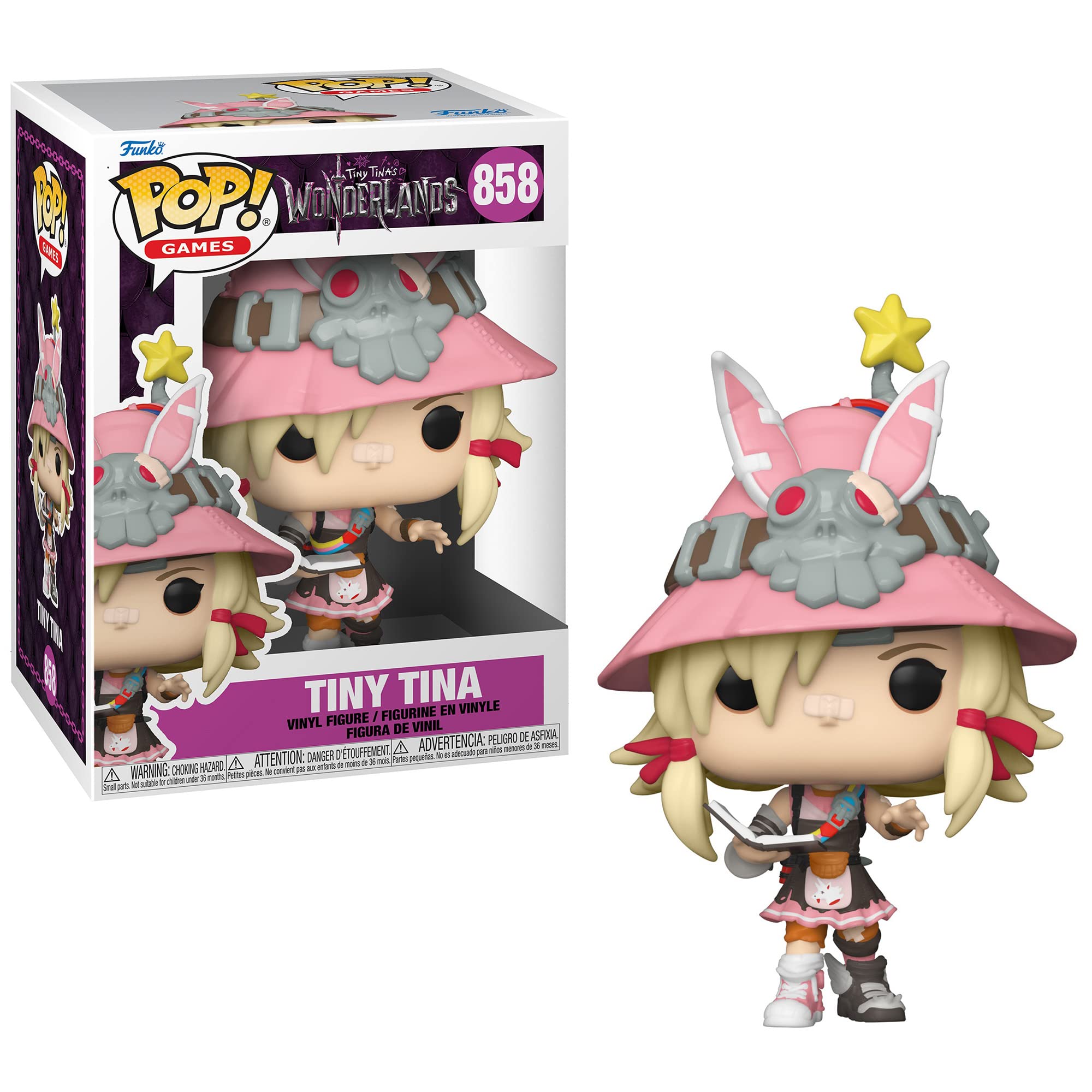 Funko Pop! Games: Tiny Tina's Wonderlands - Borderlands Collectors Set - Includes: Tiny Tina, Butt Stallion, Dragon Lord, and Paladin Mike