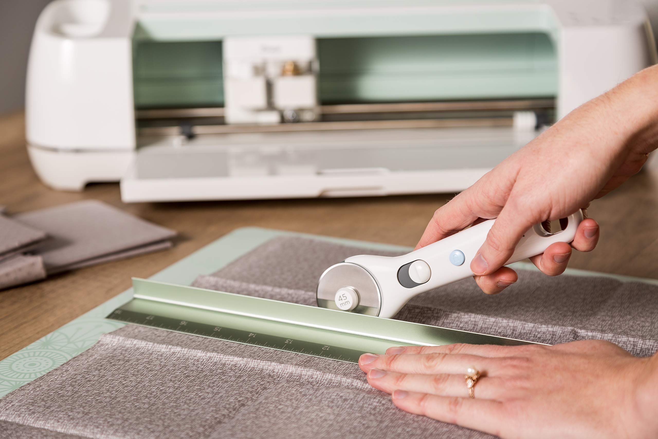 Cricut Self Healing Cutting Mat - Cricut Mat for use with Cricut TrueControl Knife, Rotary Cutter, Craft Knife, Xacto Knife - 12" x 12", Decorative, 2X Healing, Extra-Thick Cricut Cutting Mat, Mint