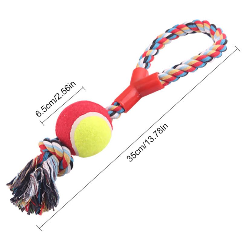 Kapmore Portable Puppy Chewing Ball - Funny Lightweight Dental Beneficial Dog Chew Toy for Interactive Training