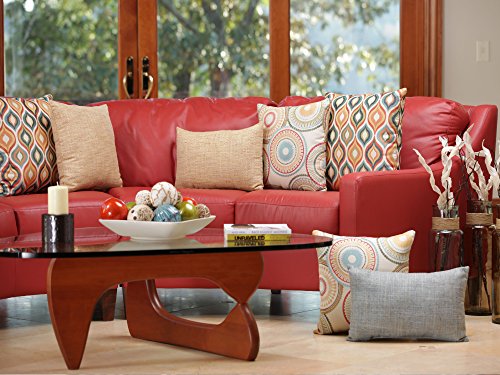 Pillow Perfect Flicker Jewel Throw Pillow, 18-Inch,Multicolor