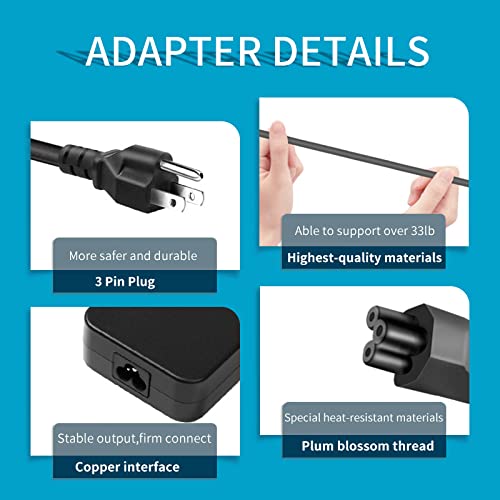 New 120W Charger for Inogen One G5 G4 G3 G2 Portable Oxygen Concentrator BA-303 BA-302 BA-301 BA-107 BA-106 BA-403 BA-503 BA-516 BA-401 AC Power Supply Adapter Cord Charger 19V 6.3A Mango 100-19B