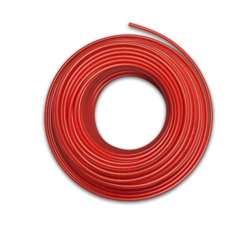 Food Grade 1/4 Inch Plastic Tubing for RO Water Filter System, Aquariums, Refrigerators, ECT; BPA free; Made from FDA compliant materials and meets NSF Standards and Regulations (20 Feet, Red)
