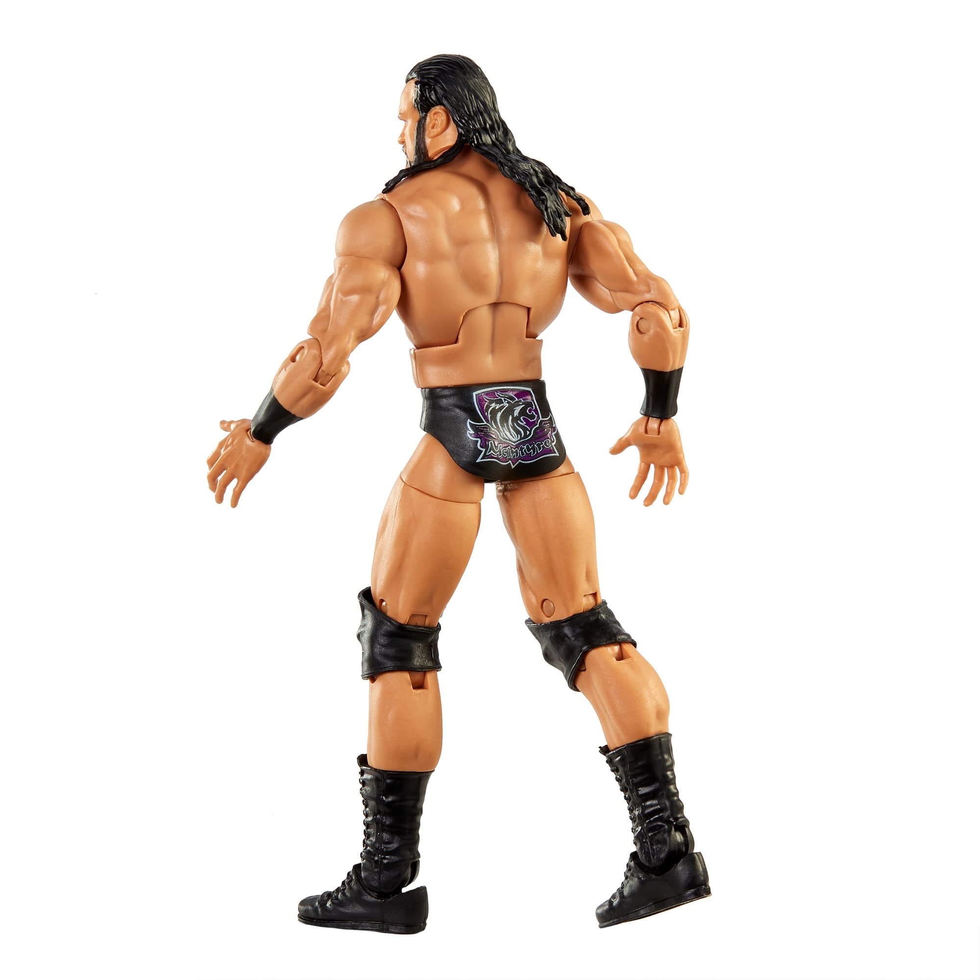 WWE MATTEL Top Picks Elite Drew McIntyre 6-inch Jeff Action Figure with Deluxe Articulation for Pose and Play, Life-like Detail, Authentic Ring Gear & Accessory,Multi,GVC02