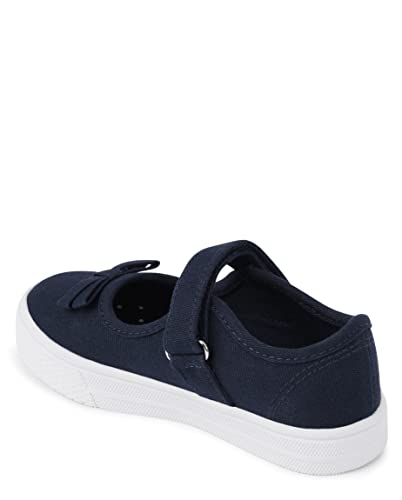 Gymboree Girls and Toddler Girls Mary Jane Sneaker,Navy,8 Years