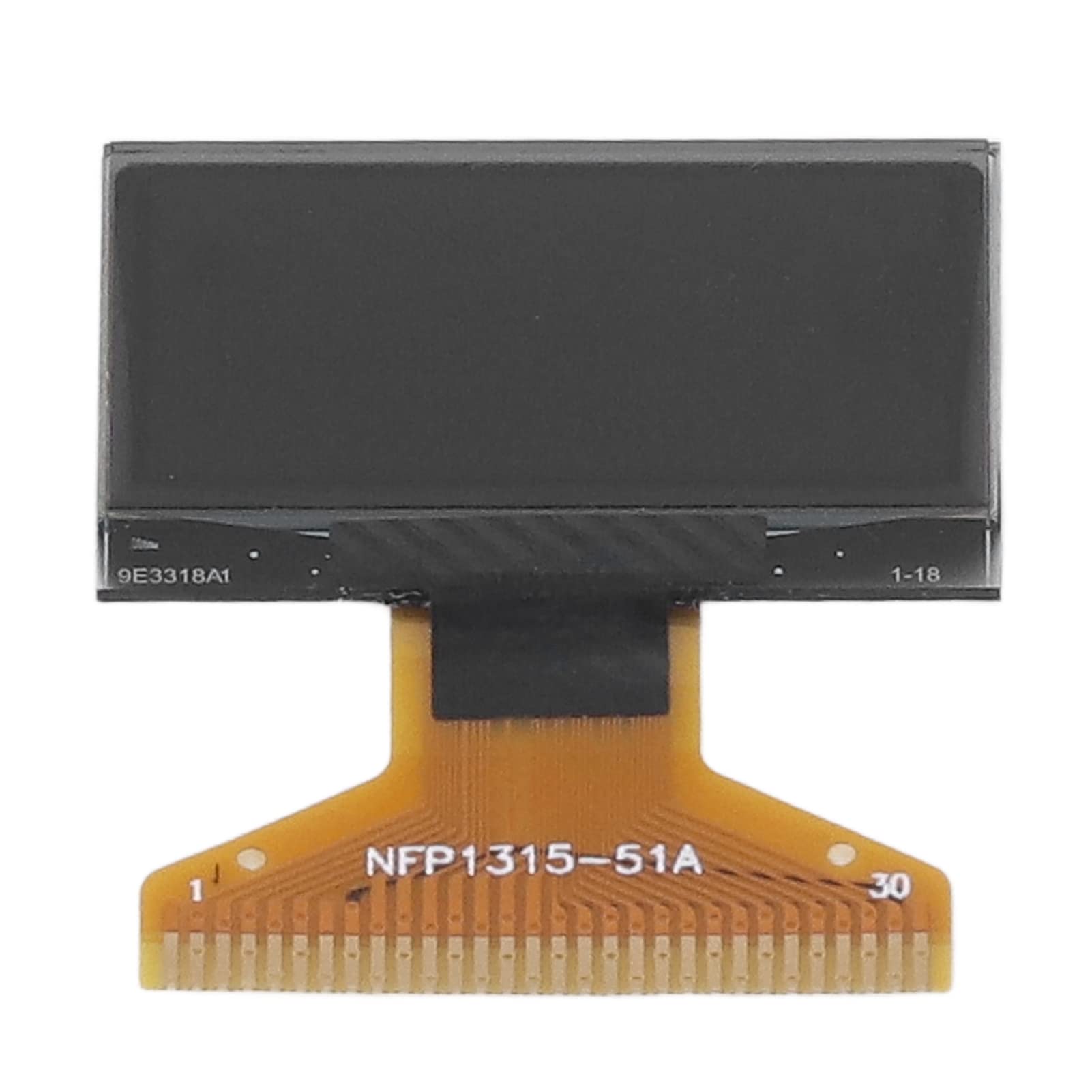 FOLOSAFENAR Display Module, 128 X 64 Thin Plastic Layer Professional LCD Display Screen 4Pcs Small 30PIN for DIY(Blue Displaying)
