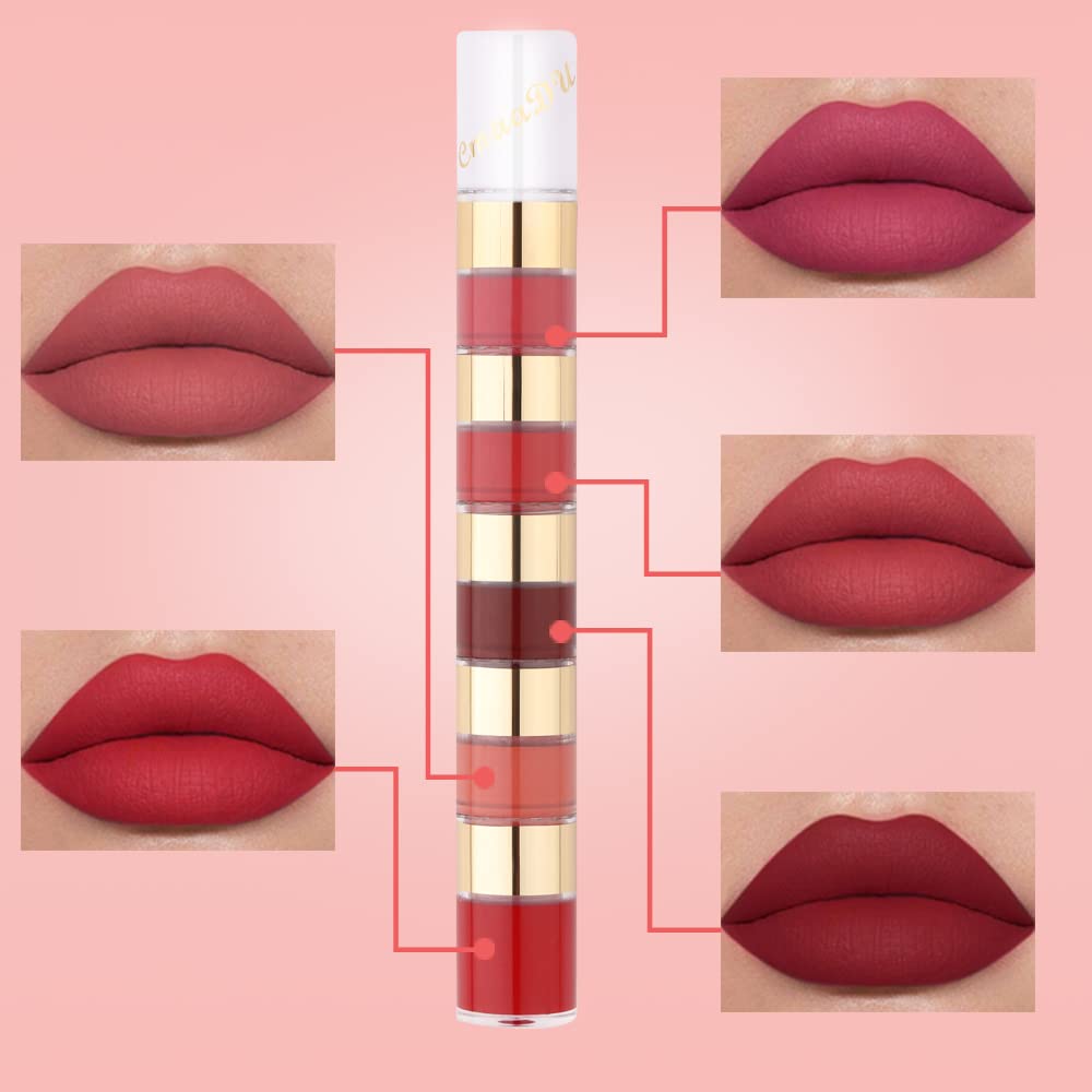 FAEYLI Matte liquid lip gloss, matte liquid durable and fadeless waterproof lip gloss (02)