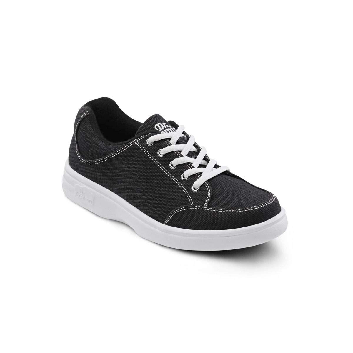 Dr. Comfort Riley Women's Extra Depth Therapeutic Shoes-Removable Insoles-Foot Care-Athletes-Walking-Shoes for Women: Midnight 6.0 Medium (A-B) Lace