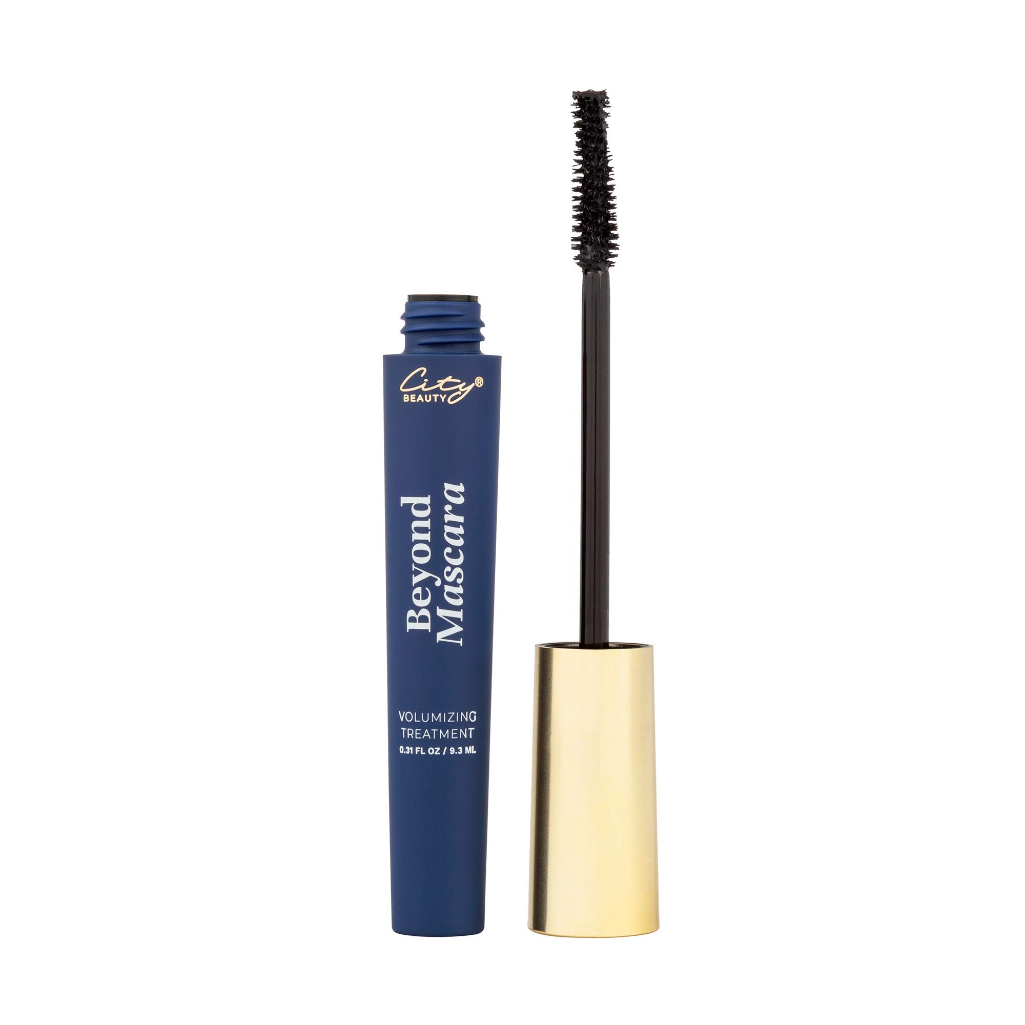 City Beauty Beyond Mascara - Volumizing Treatment - Nourish & Lengthen - Keratin & Biotin Promote Stronger, Thicker-Looking Eyelashes - Buildable & Smudge-Resistant - Cruelty-Free - Rich Black