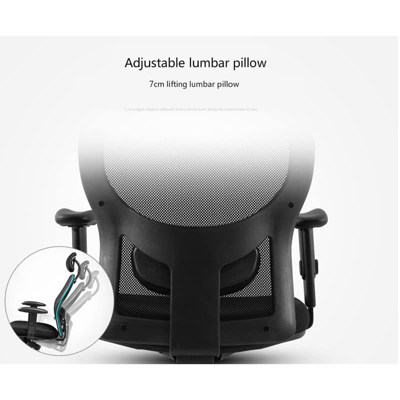 IRDFWH Ergonomic Computer Chair Home Swivel Chair Boss Seat Thicken Cushion Comfortable Reclinable Office Chair Sync Back Function