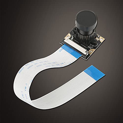FECAMOS Camera Module, 2592x1944 Resolution OV5647 Chip Ribbon Cameras Board High Sensitivity for Raspberry Pi B 3 2