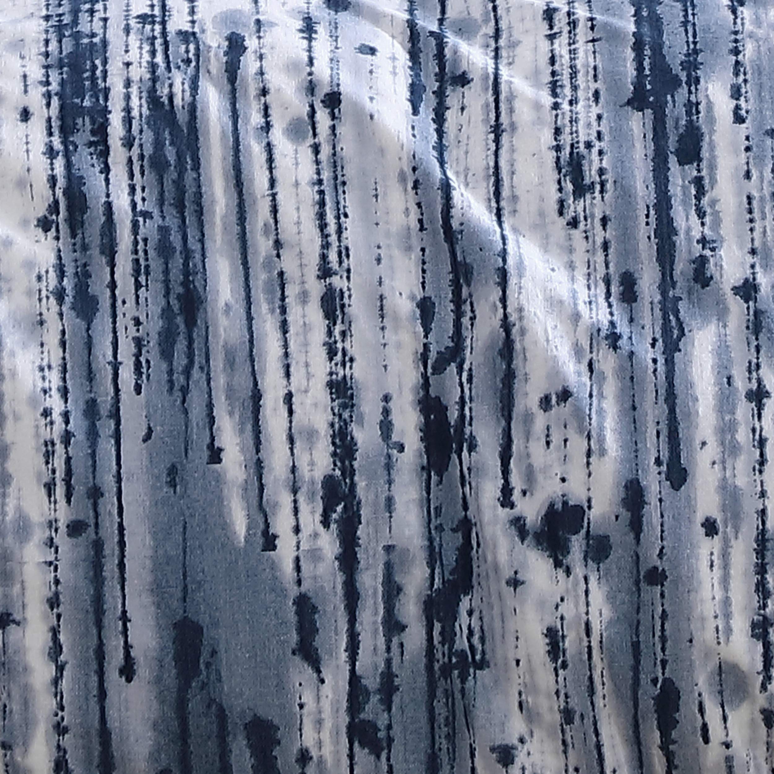 City Scene - King Comforter Set, Reversible Cotton Bedding with Matching Shams, Modern Home Decor (Sokal Blue, King)
