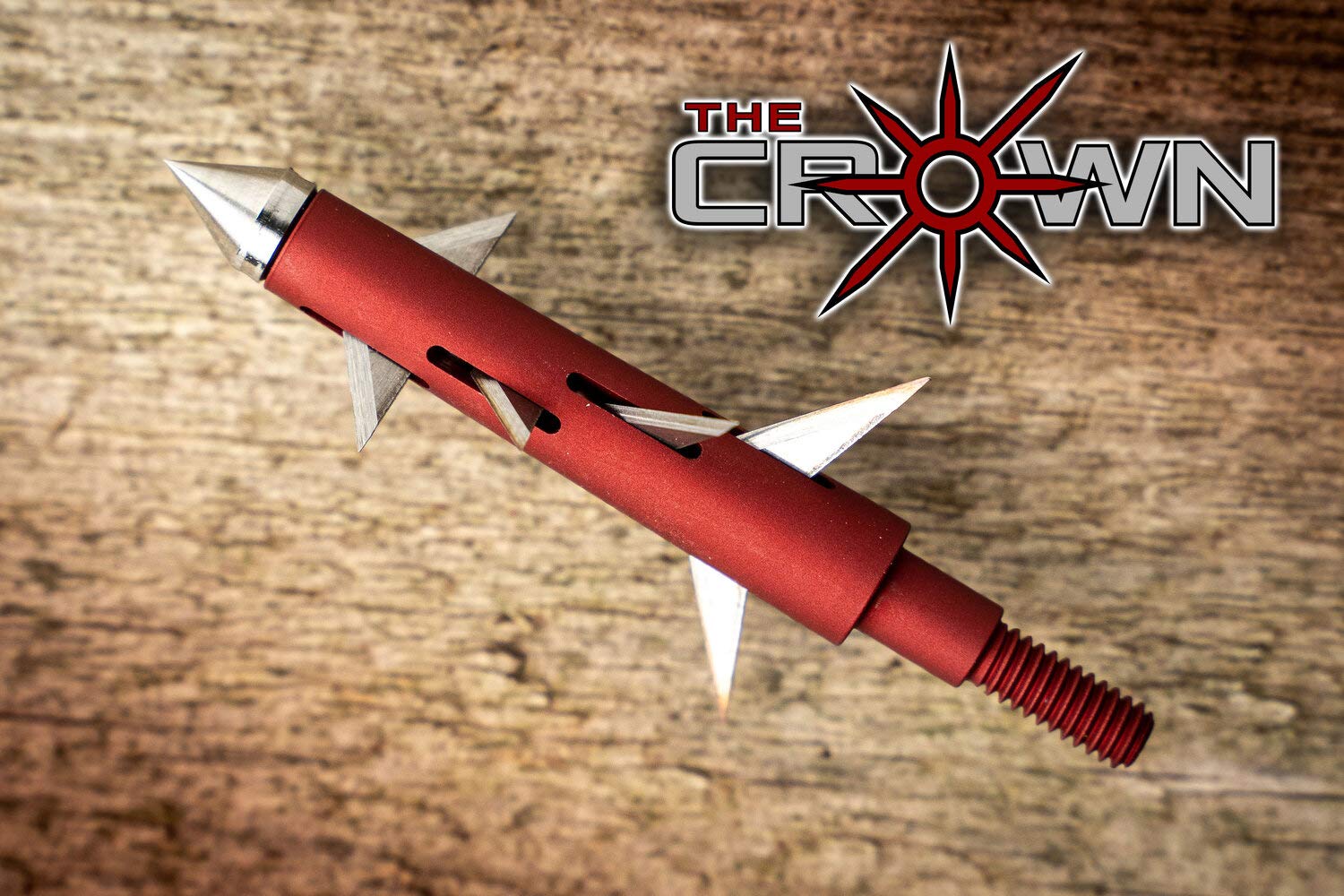 Crown Broadheads by Thorn - 100/125 Grain Broadheads for Crossbow/Compound Bow (100 Grain, Crossbow)