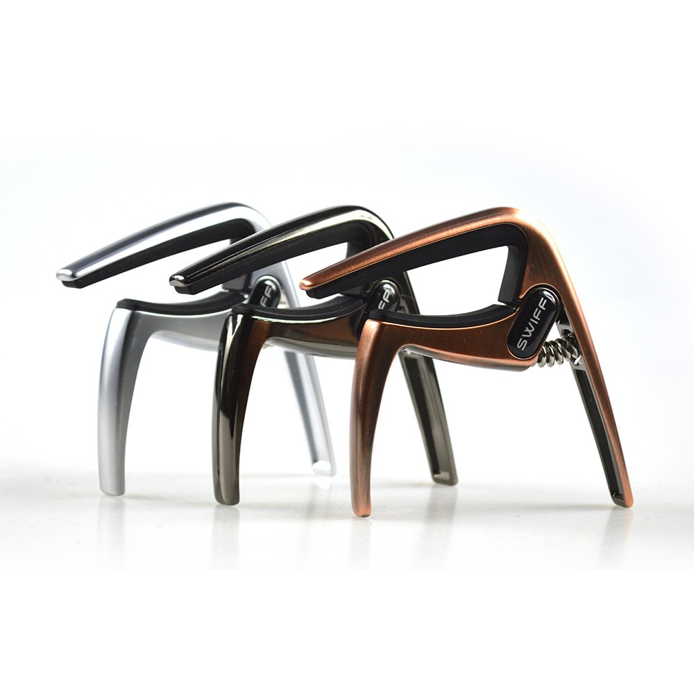 Swiff 6921502304271 Capo for Guitar, Black