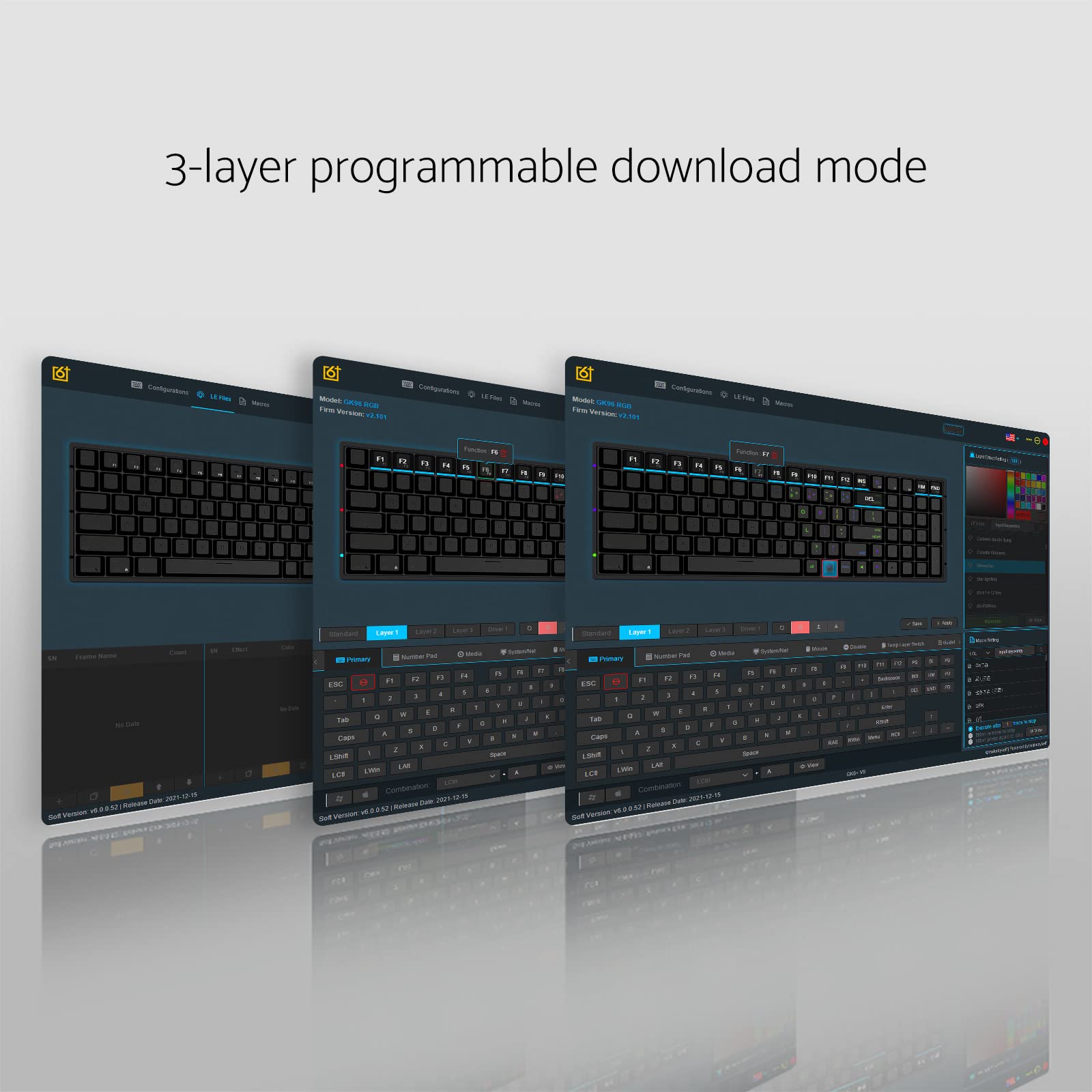 SKYLOONG SK96 O-Ring Gasket Gaming Keyboard Full Size Hot Swappable Wired Mechanical Keyboard RGB Programmabl Compatible Computer/Laptop