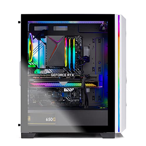 Skytech Gaming Skytech Chronos Gaming PC Desktop β Intel Core i7 12700K 3.6 GHz, NVIDIA RTX 3080, 1TB NVME SSD, 32GB DDR5 RAM RGB, 850W Gold PSU, 360mm AIO, 11AC Wi-Fi, Windows 11 Home 64-bit
