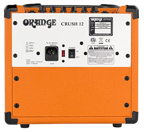 Orange Crush 12-Watt Guitar Combo Amplifier Bundle with Instrument Cable and Austin Bazaar Polishing Cloth