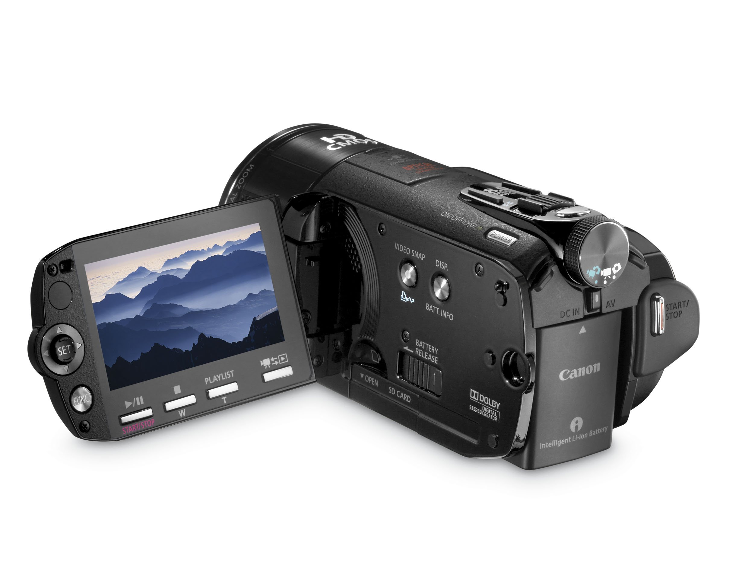 Canon VIXIA HFS10 HD Dual Flash Memory w/32GB Internal Memory & 10x Optical Zoom - 2009 MODEL (Renewed)