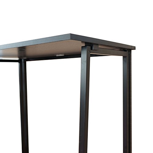 HAINEW Computer Desk Folding Desk Collapsible Gaming Desk Small Desk for Small Spaces Space Saving Computer Table Writing Workstation for Home Office, Black, 31.5" L x 17.72" W x 29.33" H