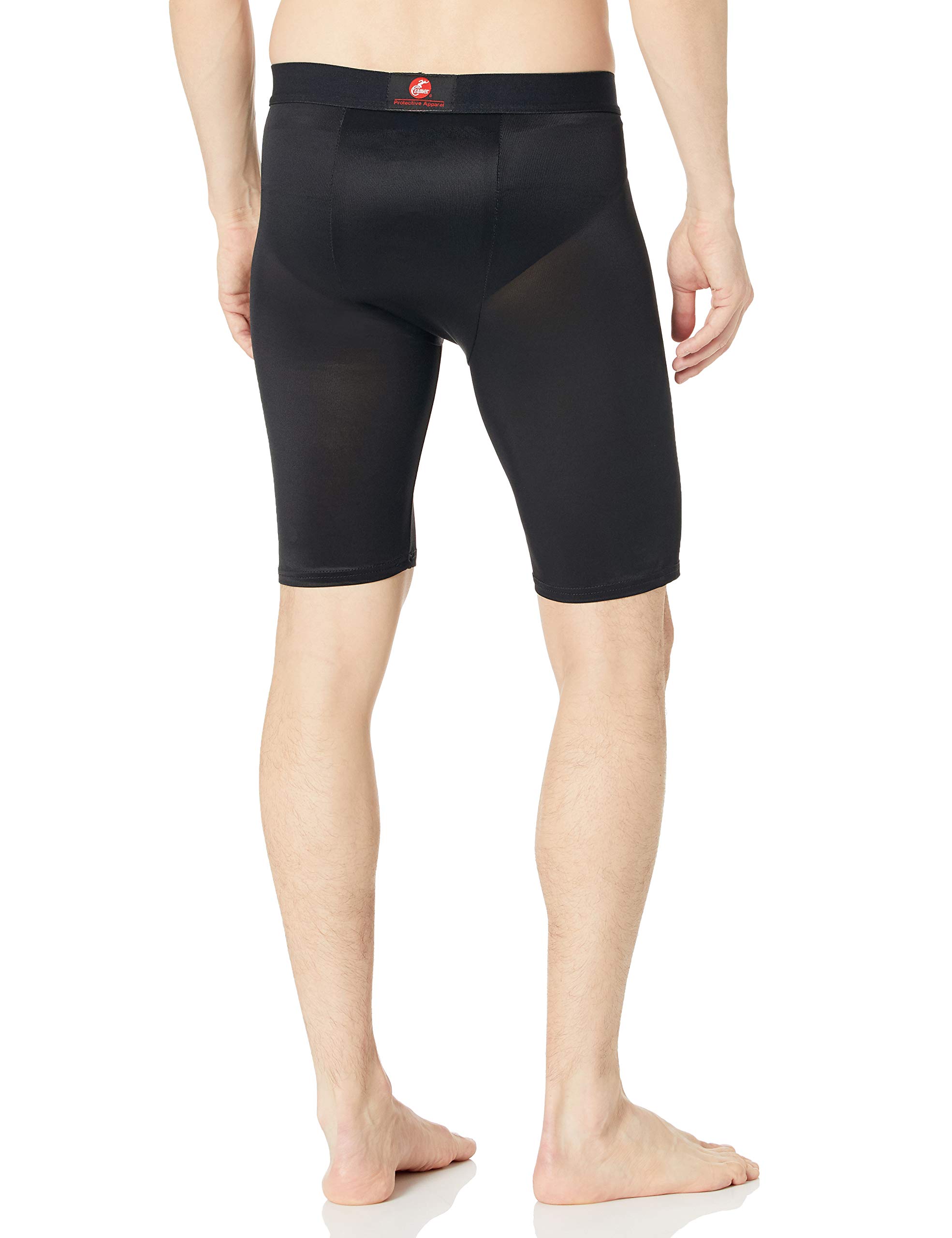 Cramer Men's Compression Shorts for Quads, Groin and Hamstring Support, Athletic Compression Gear, Performance Compression Shorts, Anti-Bacterial and Moisture-Wicking Fabric, Black, X-Large