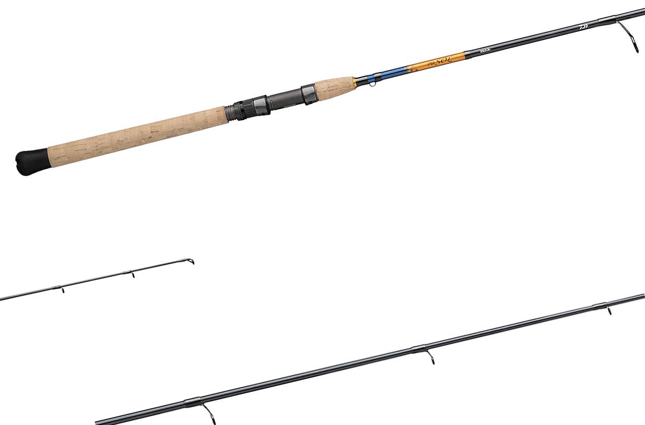 Daiwa TDSOL76MFS Team Sol Inshore Rods, Sections= 1, Line Wt.= 8-17