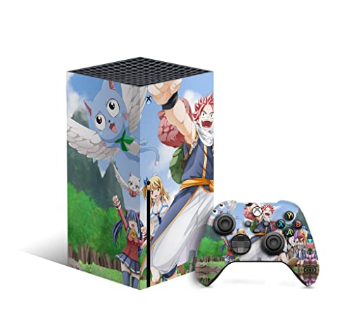 Dragon Magic Boy Anime X-box-Series-X Skin for Console and Controllers, X-box-Series-X Sticker Vinyl Protective Skin, Decal Cover Skins for X-box-Series-X Console & Controllers