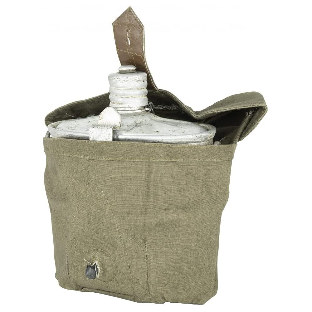 Eosphorus Original USSR Airborne Soldier 3-in-1 Canteen Kit Aluminum Metal Griddle Water Flask Mess Pot