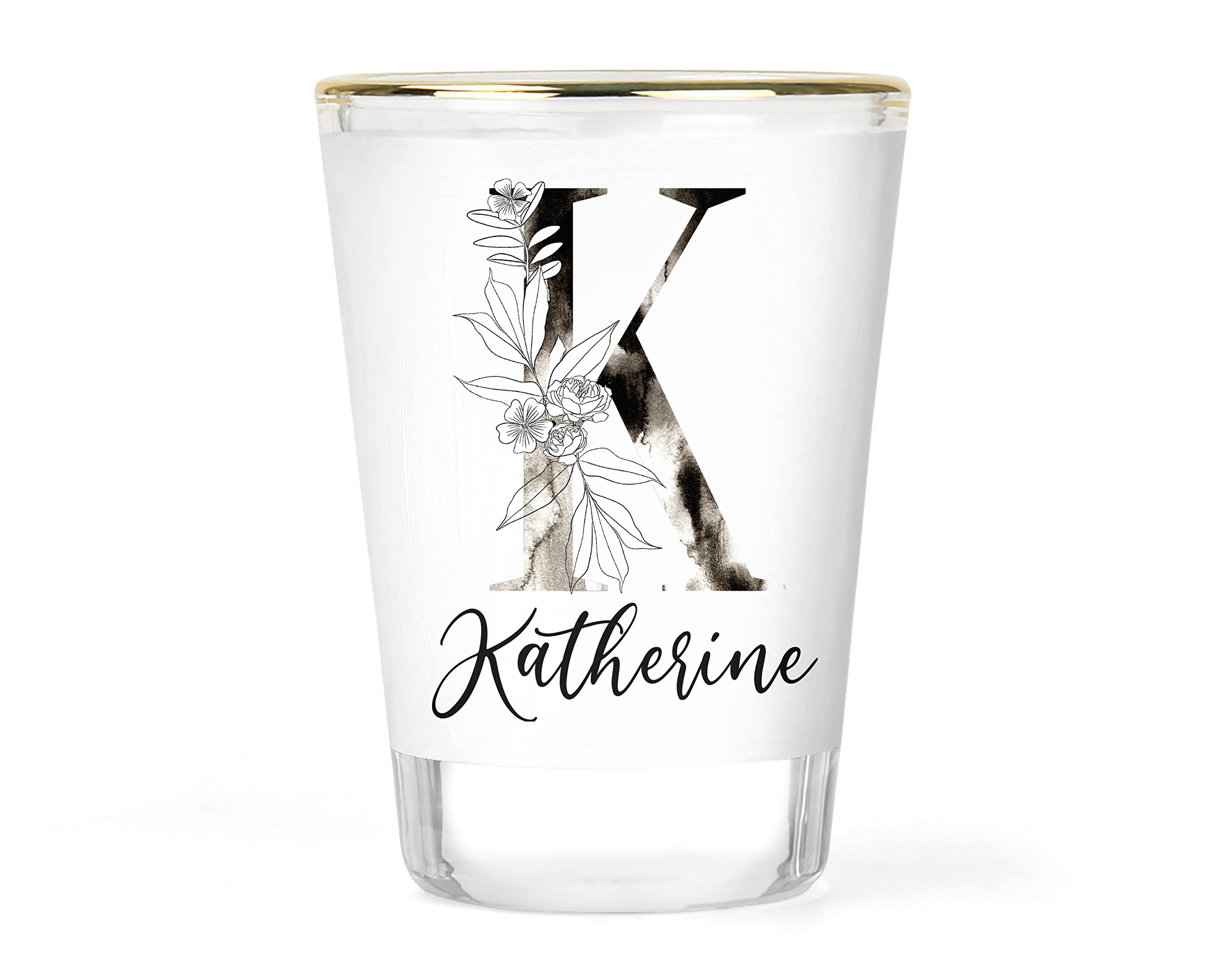 Custom Shot Glass - Monogram Glass - Customizable Shot - Monogram Shot Glass - Initial Shot - Gift for Her - Personalized Shot