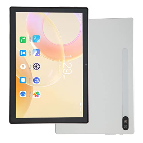 FOTABPYTI 10 Inch Tablet, 5G WiFi White Office Tablet Dual Camera for Home (US Plug)