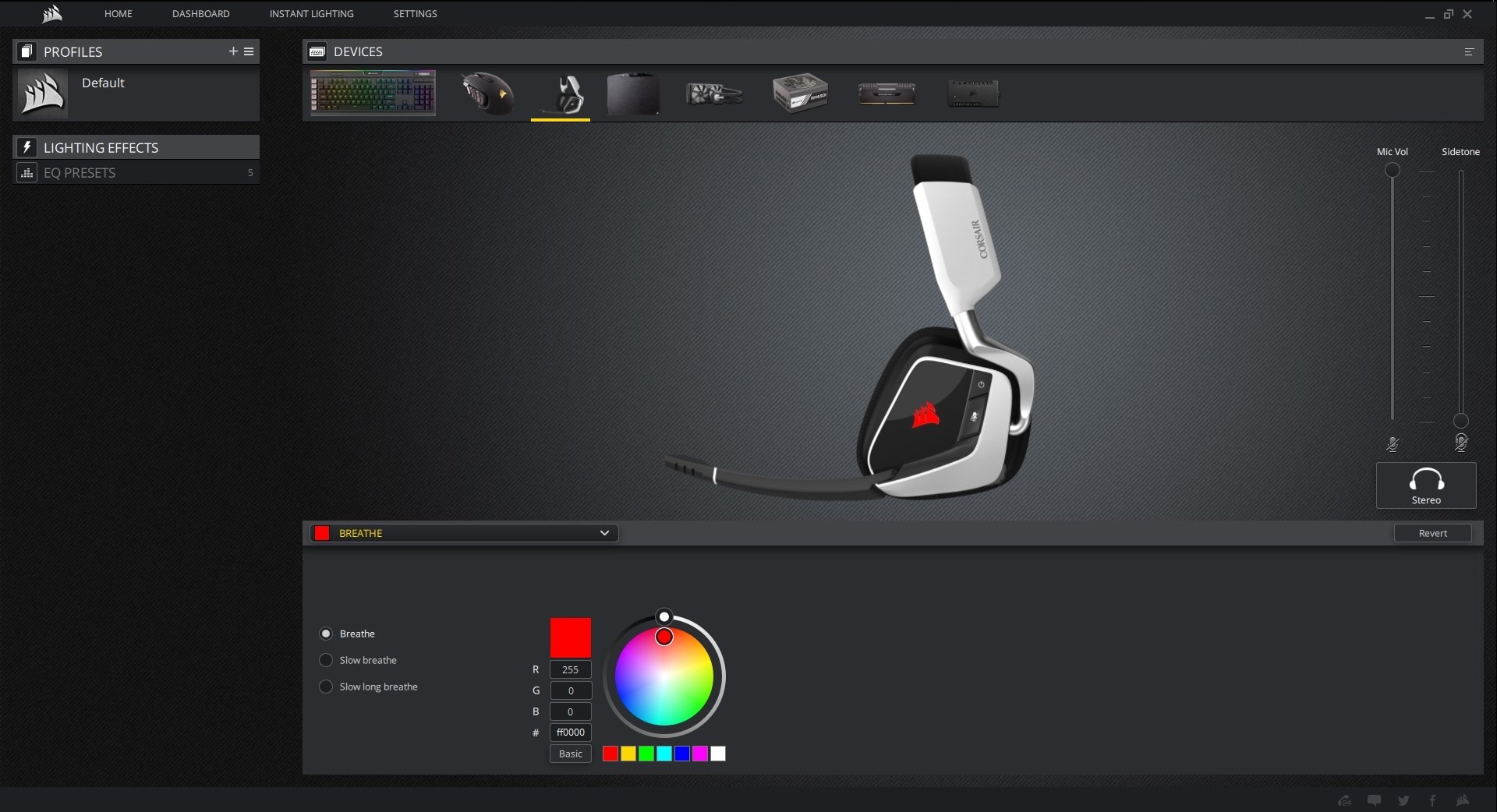 CORSAIR Void PRO RGB Wireless Gaming Headset - Dolby 7.1 Surround Sound Headphones for PC - Discord Certified - 50mm Drivers - White