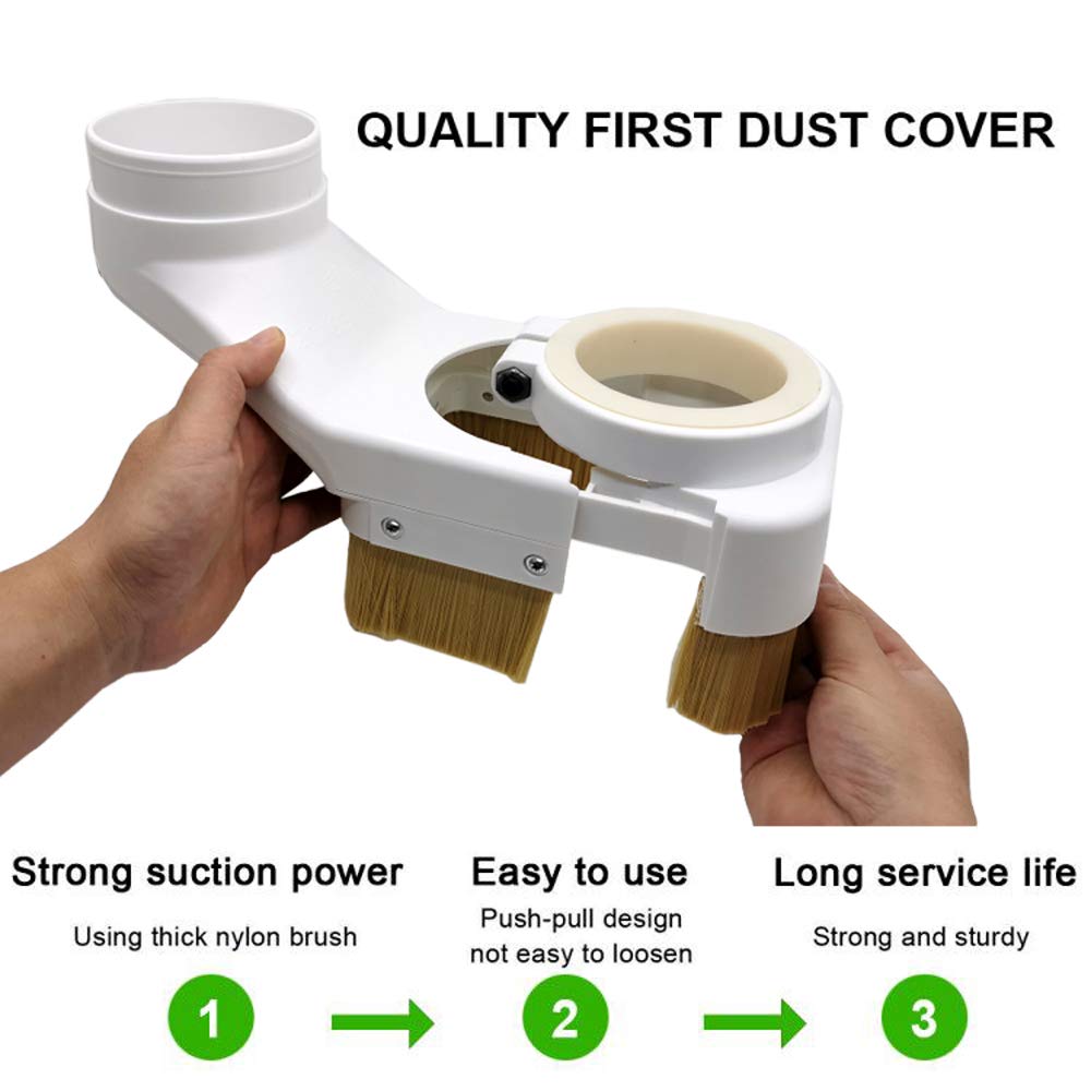 CNC Engraving Machine Dust Shoe For 75mm Spindle