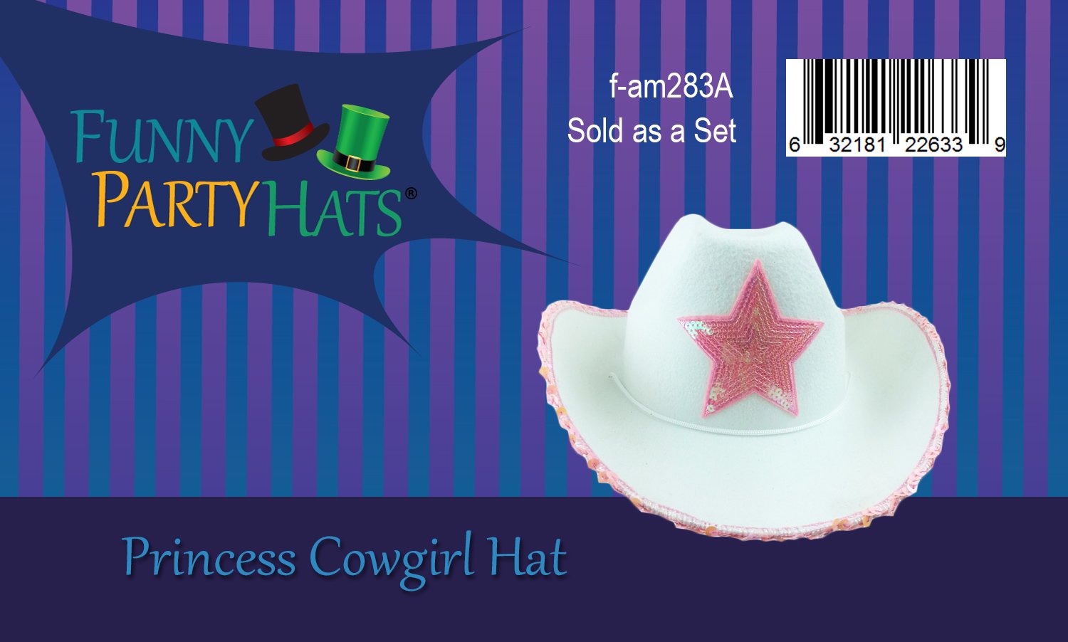 Funny Party Hats Cowgirl Hat - Princess Cowboy Hats for Women