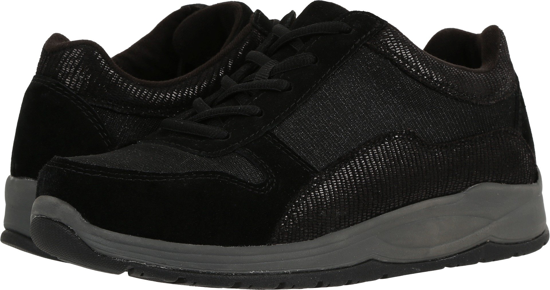 Drew Shoe Tuscany Women's Therapeutic Diabetic Extra Depth Shoe: Black/Combo 5 X-Wide (2E) Lace