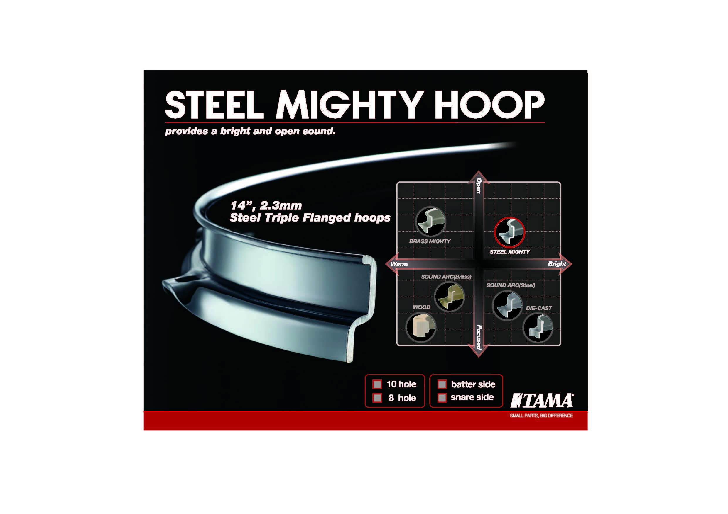 Tama Flange Hoop Butter Side 14" Drum Key (MFM148)