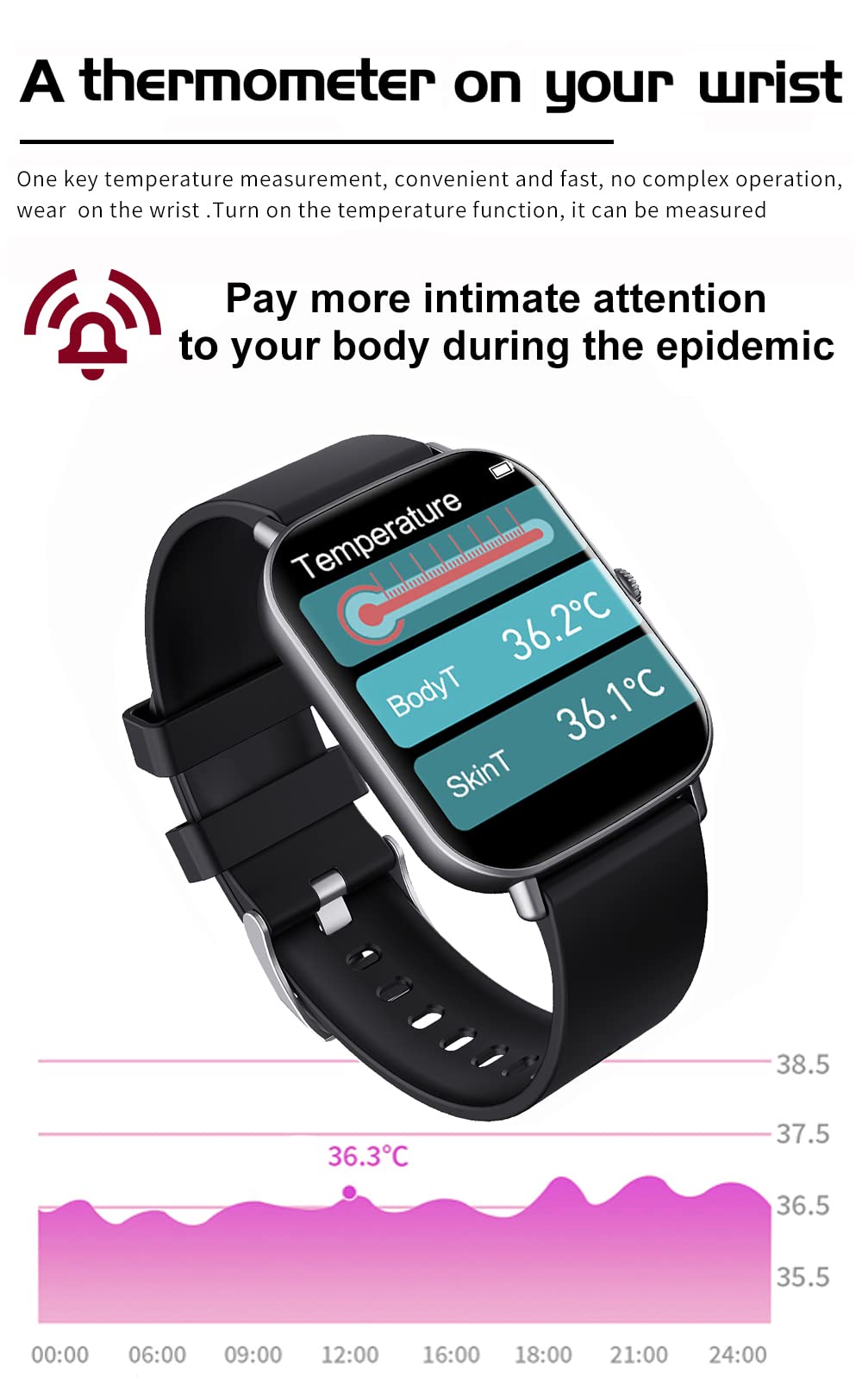 Smart Watches for Men Women HD Full Touchscreen Making Calls Smartwatch with Split-Screen Mode Waterproof Fitness Tracker Heart Rate,Sleep,Blood Pressure,Blood Oxygen Monitor for Activity Tracker