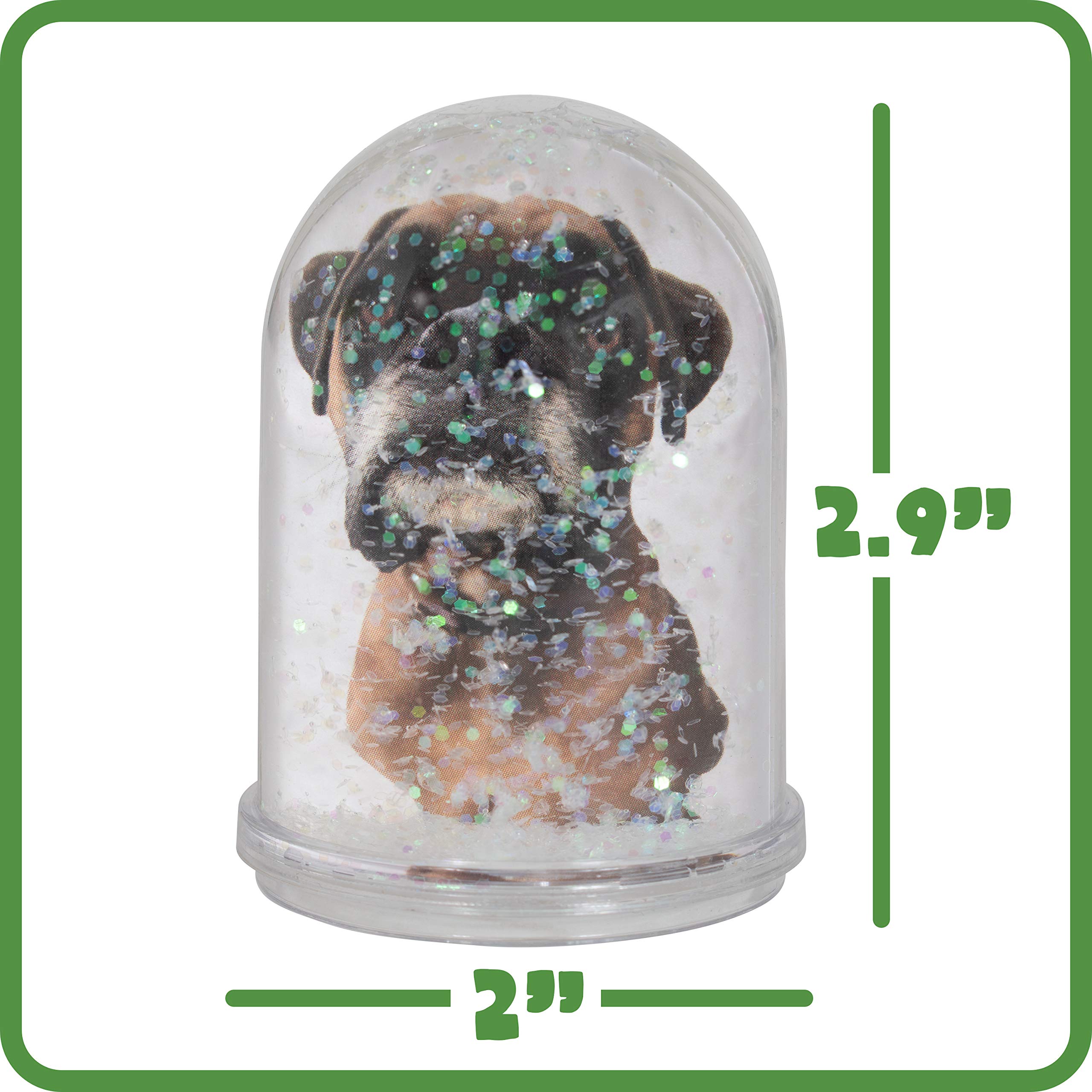 READY 2 LEARN Christmas Crafts - Design Your Own Snow Globes - Set of 4 - Christmas Snow Globes for Kids - Customizable Christmas Decorations for Home