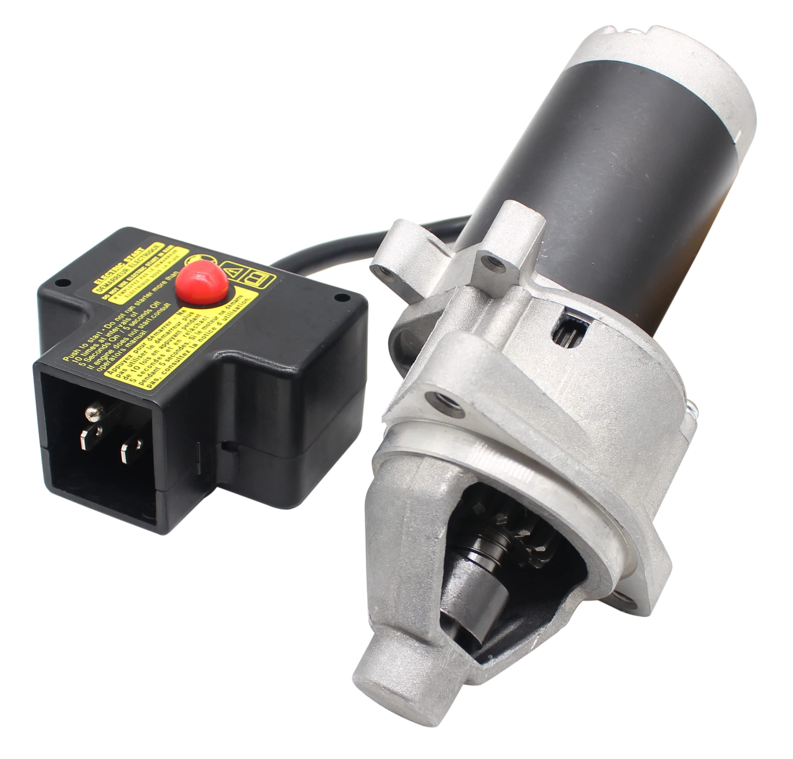 Fullas JQ170-4 Electric Starter Motor Compatible with LCT 414cc Honda GX390 Chinese 420cc OHV Gas Snow Blower Engine