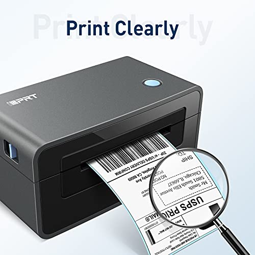 iDPRT Shipping Labels - 4×6 Thermal Direct Shipping Label, Fan-Fold Labels, Thermal Shipping Label for Label Printer, 500 Labels Per Stack, Address Blank Labels for Office, Strong Adhesive Labels