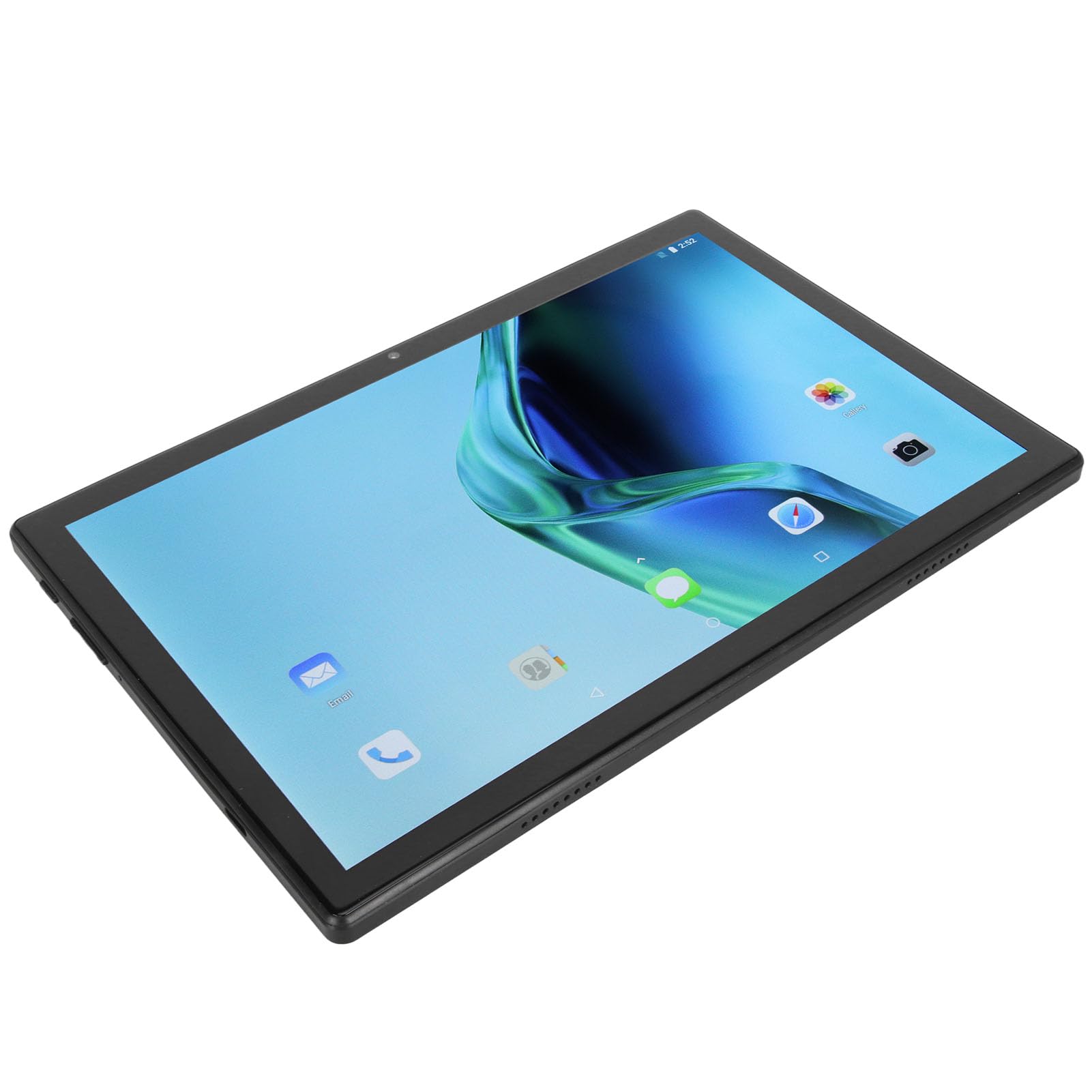 DAUERHAFT 10.1in Tablet, Octa Core Tablet PC Front 8MP Rear 13MP 8GB RAM 128GB ROM for Entertainment (Black)