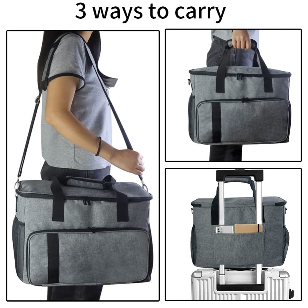 DOITOOL Backpack Game Controller Storage Bag P s 4 Gaming Bag Gaming Backpack Video Game Storage 5 Console Duffle Bag for Travel Game Console Case Handle Velvet Accessory Box